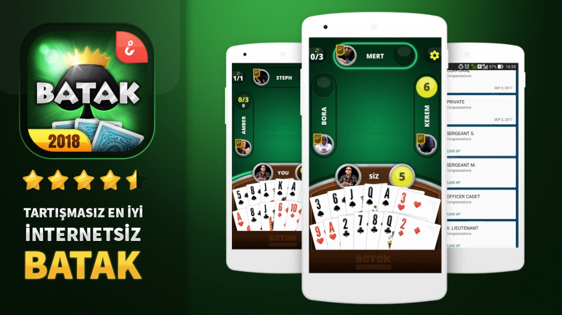İnternetsiz İhaleli Batak APK indir oyunu - indirVip